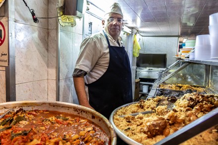 Chef Stands Restaurant Amman Capital Jordan Editorial Stock Photo ...