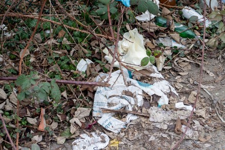 Roadside Litter Fly Tipping Even Abandoned Editorial Stock Photo ...