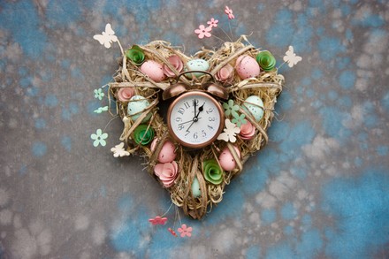 Clock Set 100am Day Clocks Go Editorial Stock Photo - Stock Image ...