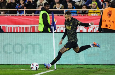 Neymar Jr Paris Takes Corner Kick Editorial Stock Photo - Stock Image ...