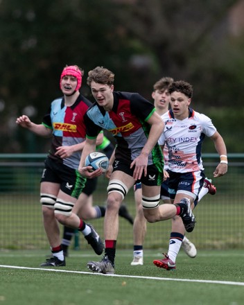 Seth Eley Harlequins U18 Walk Out Editorial Stock Photo - Stock Image ...