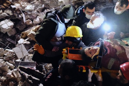Woman Being Rescued Alive On Day Editorial Stock Photo - Stock Image ...