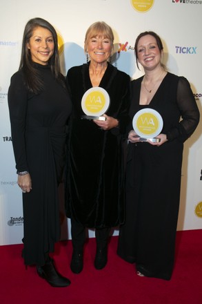 Pippa Ailion Natalie Gallacher Accept Award Editorial Stock Photo ...