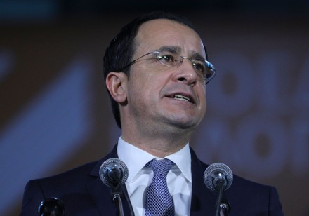 President Elect Nikos Christodoulides Speaks During Editorial Stock ...