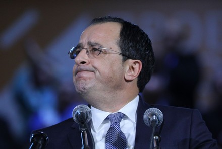 President Elect Nikos Christodoulides Speaks During Editorial Stock ...