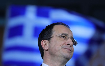 President Elect Nikos Christodoulides Speaks During Editorial Stock ...