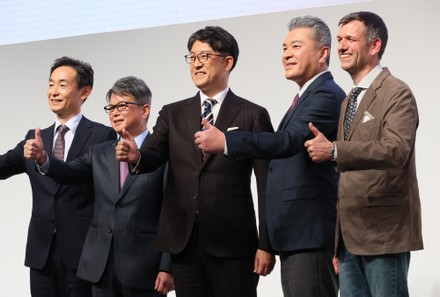Newly Appointed Executives Japanese Automobile Giant Editorial Stock ...