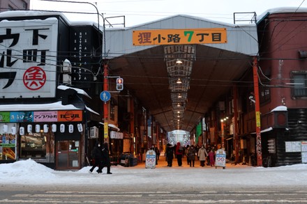 General View Sapporo People Local Shopping Editorial Stock Photo ...