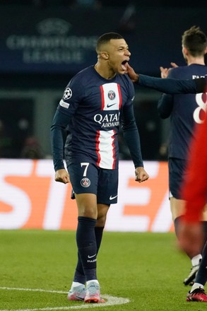 Kylian Mbappe Psg Celebrates Goal That Editorial Stock Photo - Stock ...