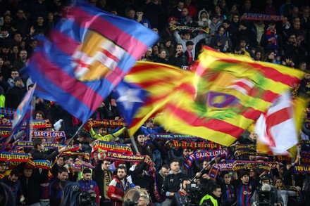 Barcelona Fans Editorial Stock Photo - Stock Image | Shutterstock