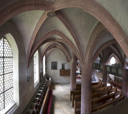 Side Aisle Late Gothic Hall Church Editorial Stock Photo - Stock Image ...