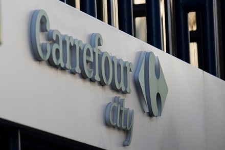 Illustration Carrefour Logo Paris France On Editorial Stock Photo ...