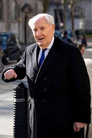 Sir Frederick Barclay Leaves Royal Courts Editorial Stock Photo - Stock ...