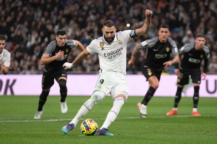 Karim Benzema Scores Goal 30 Penalty Editorial Stock Photo - Stock ...