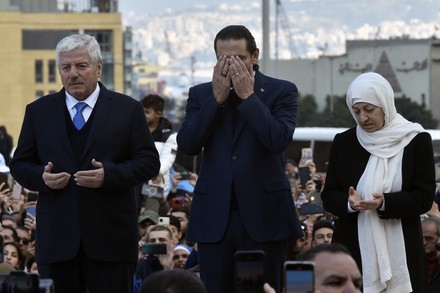 Former Lebanese Prime Minister Saad Hariri Editorial Stock Photo ...