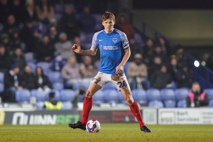Portsmouth Defender Joe Rafferty During Efl Editorial Stock Photo ...