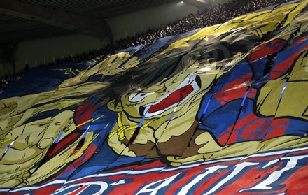 Prematch Choreography Psg Supporters Showing One Editorial Stock Photo ...