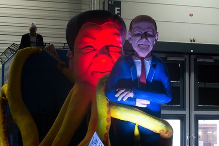 Float Depicting German Leader Olaf Scholz Editorial Stock Photo - Stock ...