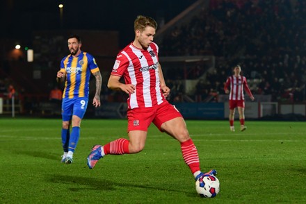 Harry Kite Exeter City During Sky Editorial Stock Photo - Stock Image ...