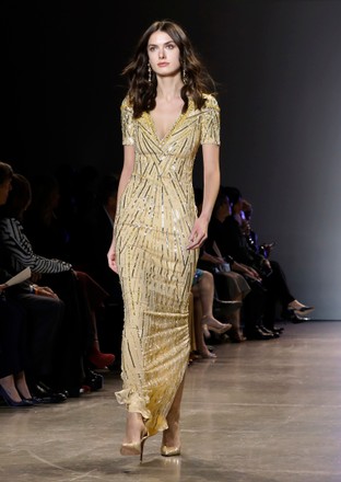 Model Wears Creation By Us Fashion Editorial Stock Photo - Stock Image ...