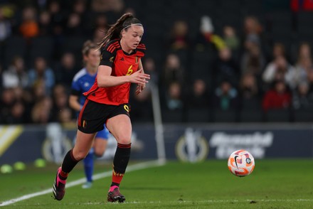 Jill Janssens Belgium Heads Ball Over Editorial Stock Photo - Stock ...