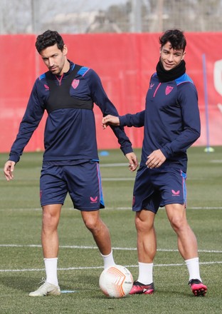 Sevilla Fc Players Jesus Navas L Editorial Stock Photo - Stock Image ...