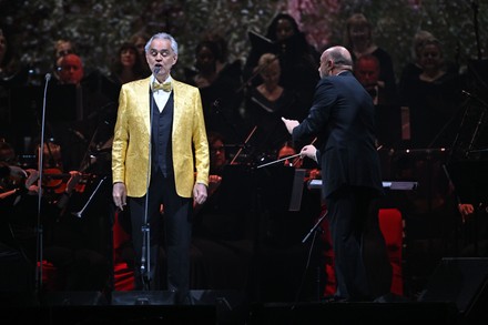 Andrea Bocelli Conductor Carlo Bernini Editorial Stock Photo - Stock Image | Shutterstock