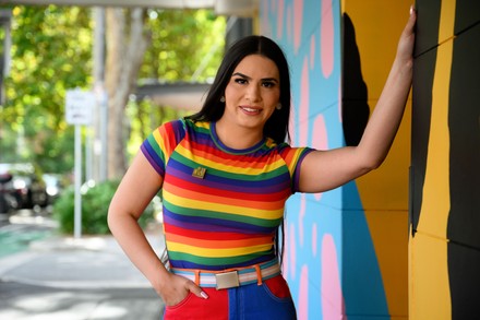 Transgender Dj Victoria Anthony Poses Photograph Editorial Stock Photo ...