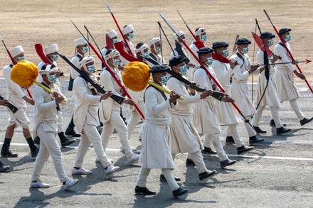 Nepalese Army Personnel Participate Parade Presenting Editorial Stock ...