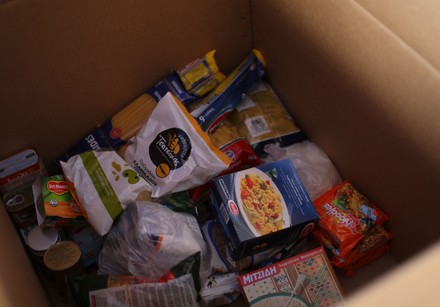 Box Humanitarian Aid Donated By Greek Editorial Stock Photo - Stock ...
