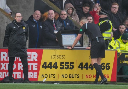 Referee David Dickinson Views Var Screen Editorial Stock Photo - Stock ...