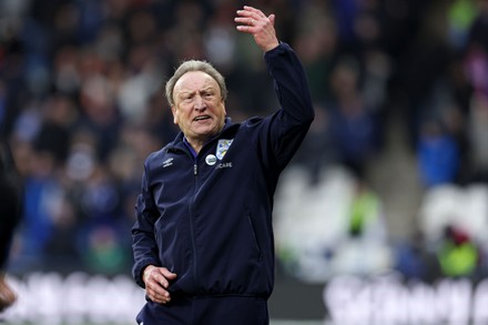 Huddersfield Town Manager Neil Warnock Reacts Editorial Stock Photo ...