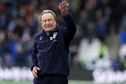 Huddersfield Town Manager Neil Warnock Reacts Editorial Stock Photo ...