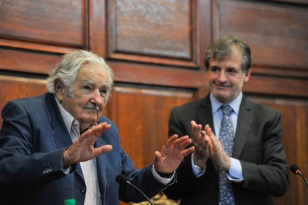 Former President Uruguay Mujica L Receives Editorial Stock Photo ...