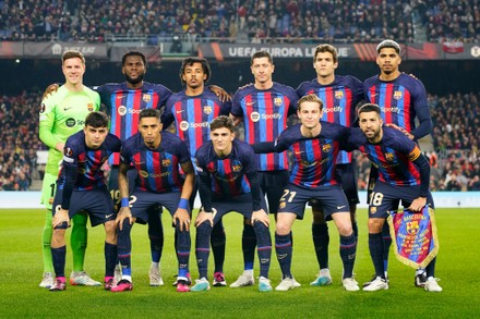 Fc Barcelona Team Group Editorial Stock Photo - Stock Image | Shutterstock
