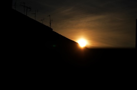 Sun Rises Behind Downtown Buildings Capital Editorial Stock Photo ...