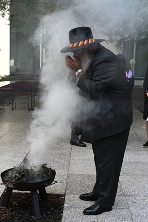 Labor Senator Pat Dodson Indigenous Smoking Editorial Stock Photo ...