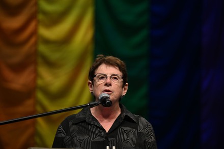 Gay Rights Activist Robyn Kennedy Speaks Editorial Stock Photo - Stock ...