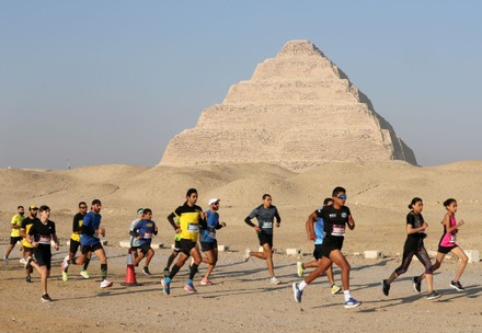 Participants Run During Saqqara Pyramid Race Editorial Stock Photo - Stock Image | Shutterstock