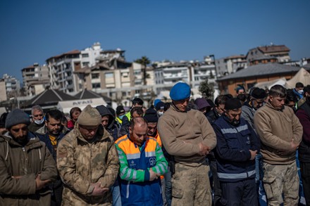 People Attend Friday Prayer Shelter Tent Editorial Stock Photo - Stock ...