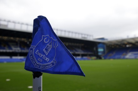 Everton Fc Club Crest On Corner Editorial Stock Photo - Stock Image ...