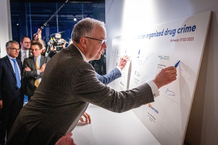 Antwerp Mayor Ahmed Aboutaleb During Signing Editorial Stock Photo ...