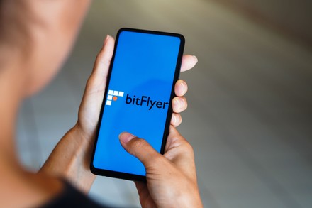 This Photo Illustration Bitflyer Logo Seen Editorial Stock Photo ...