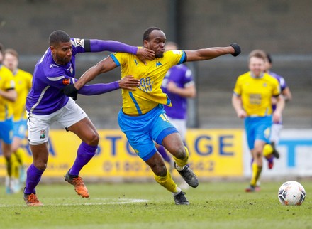 Tope Fadahunsi Torquay United Battles Ball Editorial Stock Photo ...