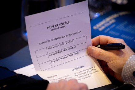 Delegate Prepares Vote Election 41st President Editorial Stock Photo ...