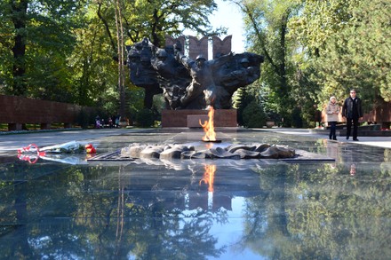 Memorial Panfilov Park Alamty 28 Soldiers Editorial Stock Photo - Stock ...
