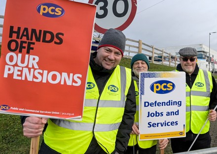 Border Force Workers Pcs Union Members Editorial Stock Photo - Stock ...