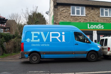 Evri Electric Vehicle Datchet Hermes Rebranded Editorial Stock Photo ...