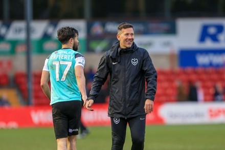 Mark Kennedy Manager Lincoln City Gestures Editorial Stock Photo ...