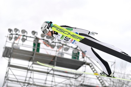 Ema Klinec Slovenia Jumps During Womens Editorial Stock Photo - Stock ...